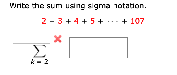 Solved Write the sum in sigma notation. | + + + + + 19. 22. | Chegg.com