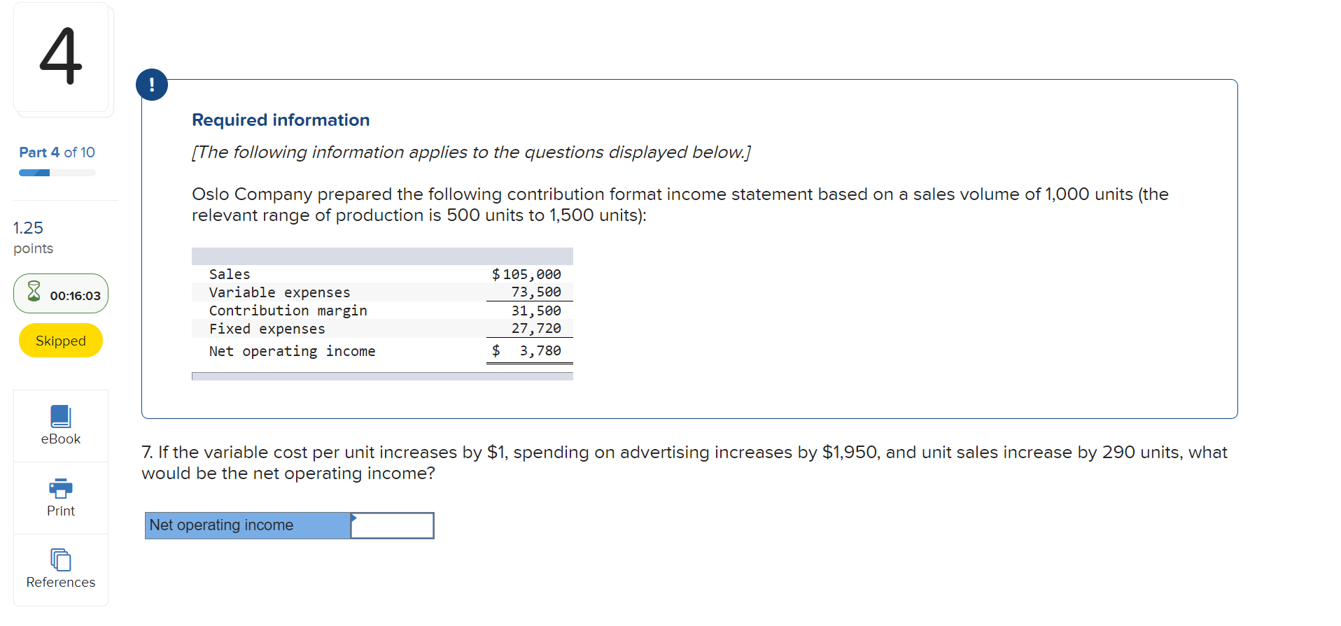 Solved 4 Required information Part 4 of 10 [The following | Chegg.com Solved 4 Required information Part 4 of 10 [The following | Chegg.com