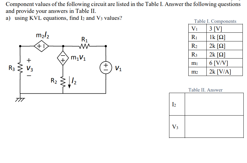 Solved Component values of the following circuit are listed | Chegg.com Solved Component values of the following circuit are listed | Chegg.com