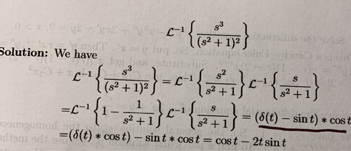Solved Inverse Laplace with dirac delta function. Could you | Chegg.com