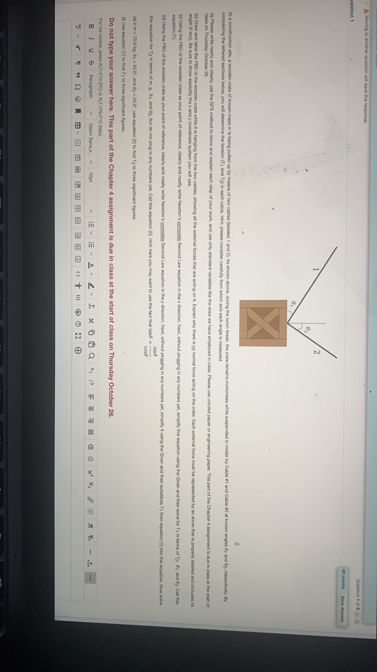 Solved completing the lettered sections below, you will | Chegg.com