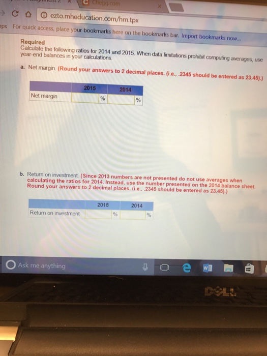 Solved ps For quick access, place your bookmarks here on the | Chegg.com