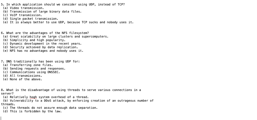 Solved 1. A thread differs from a process in that, among | Chegg.com