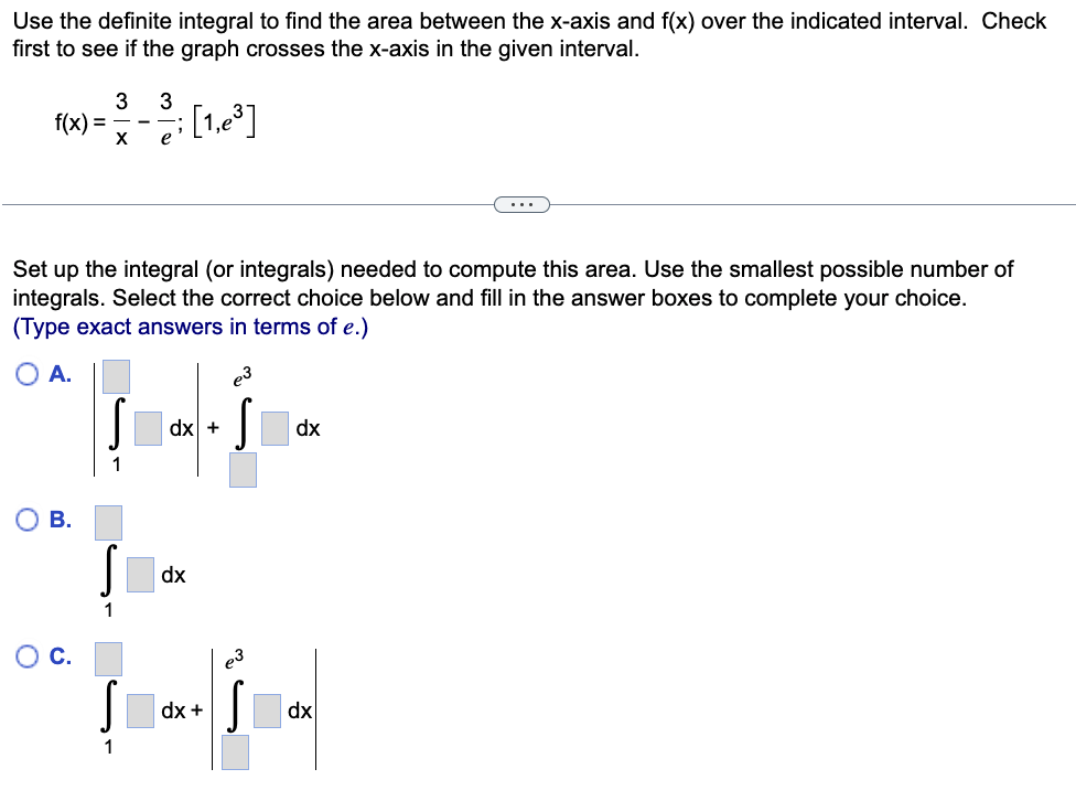Solved Use the definite integral to find the area between | Chegg.com