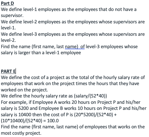 Solved DROP DATABASE IF EXISTS company; CREATE DATABASE | Chegg.com