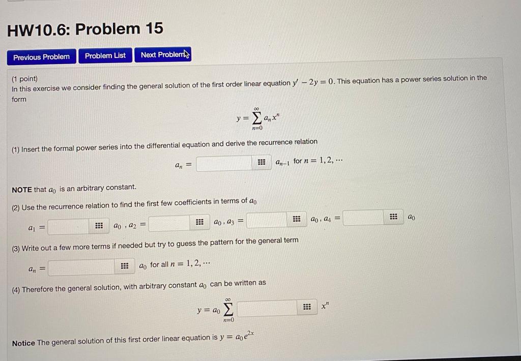 Solved HW10.6: Problem 15 Previous Problem Problem List Next | Chegg.com