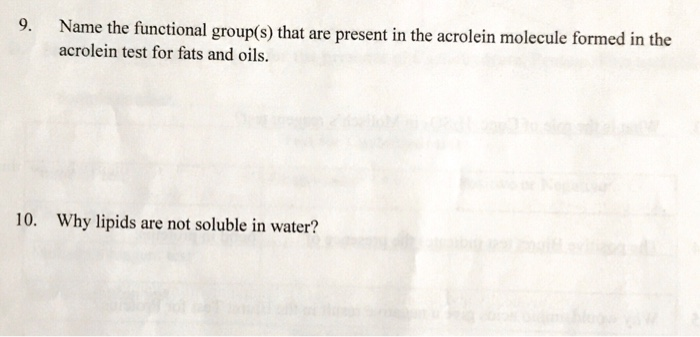 Solved e the functional group(s) that are present in the | Chegg.com