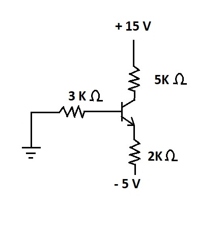 Solved Calculate the operating point (VCEQ, ICQ) for the | Chegg.com