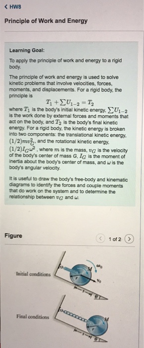 Solved Principle of Work and Energy Learning Goal: To apply | Chegg.com