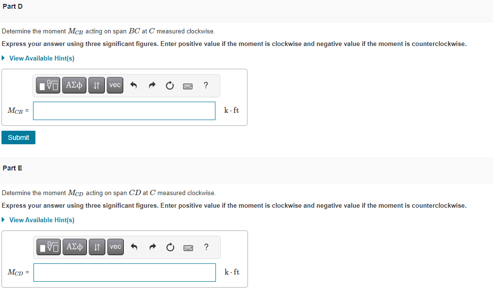 Solved The members of the frame have a thickness of 1ft. The | Chegg.com