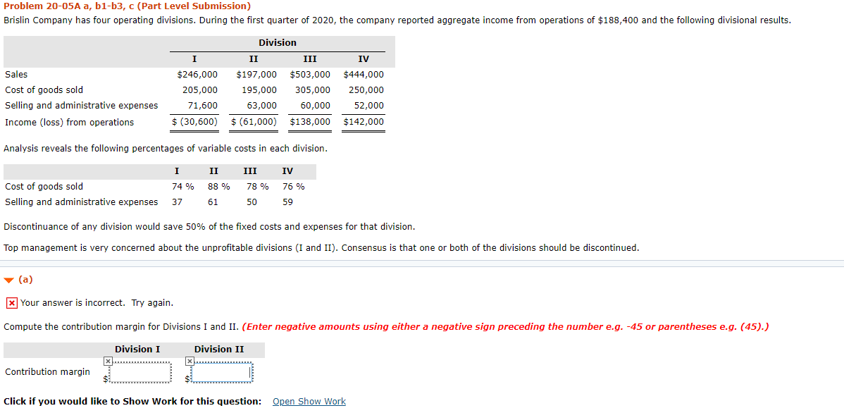 Solved Exercise 20-07 a-b (Part Level Submission) Riggs | Chegg.com