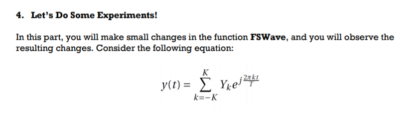 3. MATLAB Script for Fourier Synthesis In this part, | Chegg.com