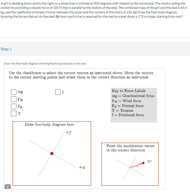 Solved What direction would the vectors for tension and | Chegg.com
