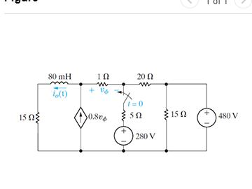 Solved Constants The switch in the circuit in (Figure 1) has | Chegg.com