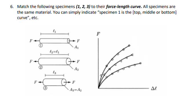 Solved 6. Match the following specimens (1, 2, 3) to their | Chegg.com