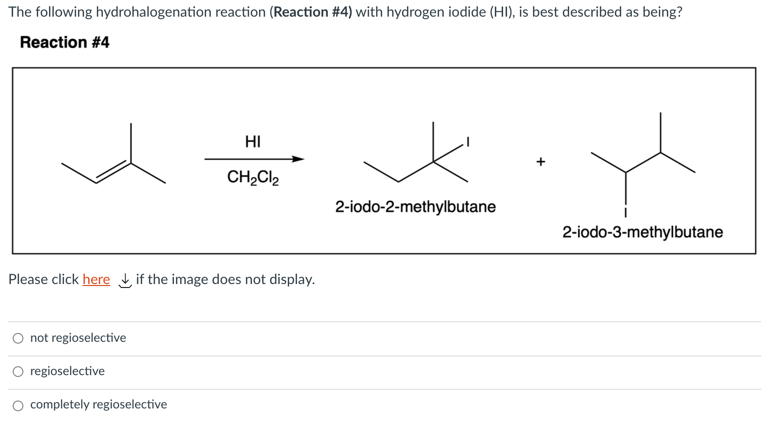 Solved The following hydrohalogenation reaction (Reaction | Chegg.com