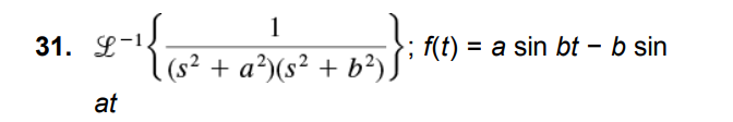 Solved find the given inverse Laplace transform by finding | Chegg.com