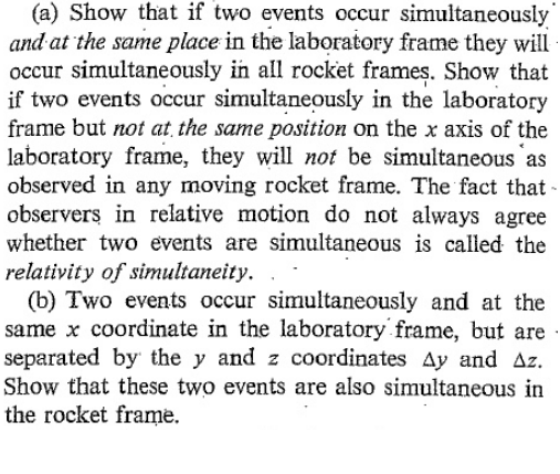 Solved (a) Show that if two events occur simultaneously and | Chegg.com