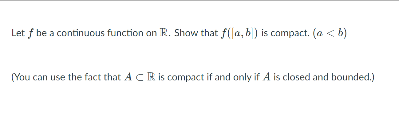 Solved Let f be a continuous function on R. Show that | Chegg.com