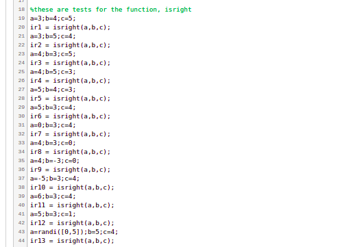 Solved b) Where indicated at the bottom of the script, write | Chegg.com
