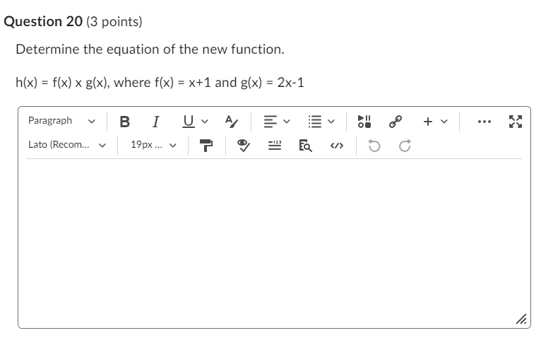 Solved Determine the equation of the new function. | Chegg.com