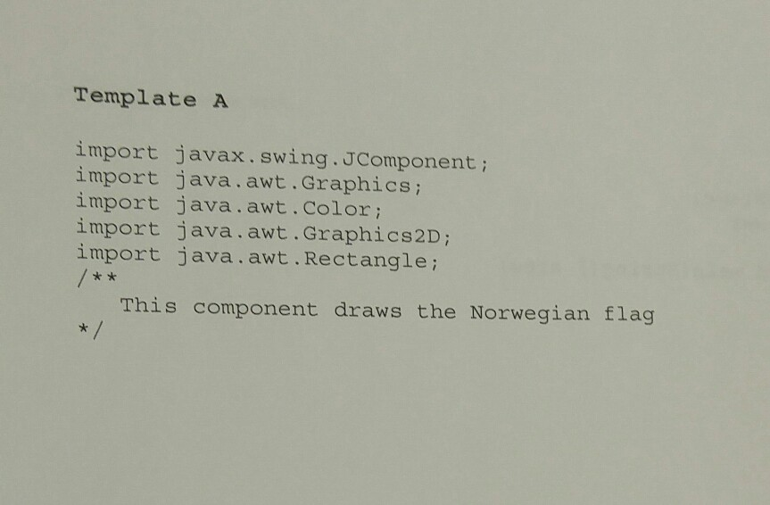 Solved java programming question a past midterm question | Chegg.com
