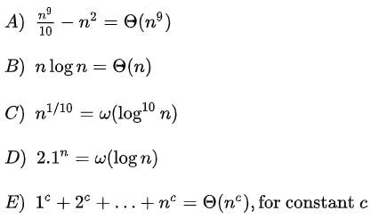 Solved Select all that are correct by also showing proof of | Chegg.com