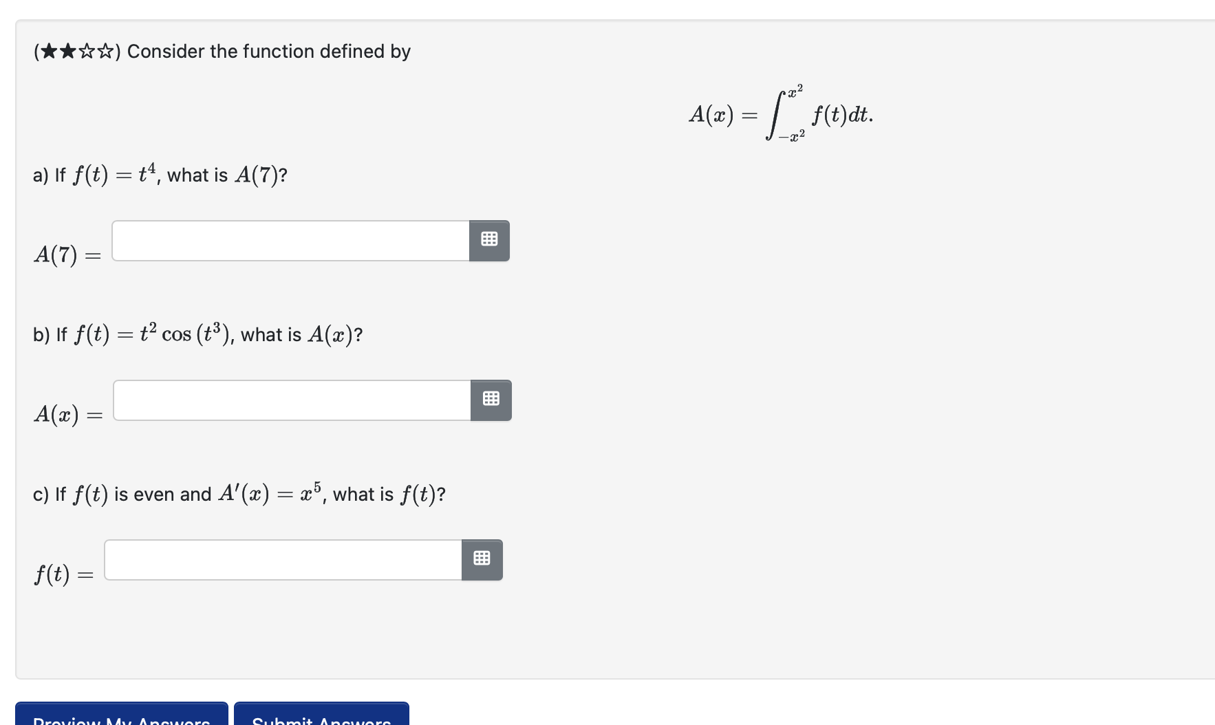 Solved ( ******心 ) ﻿Consider the function defined | Chegg.com