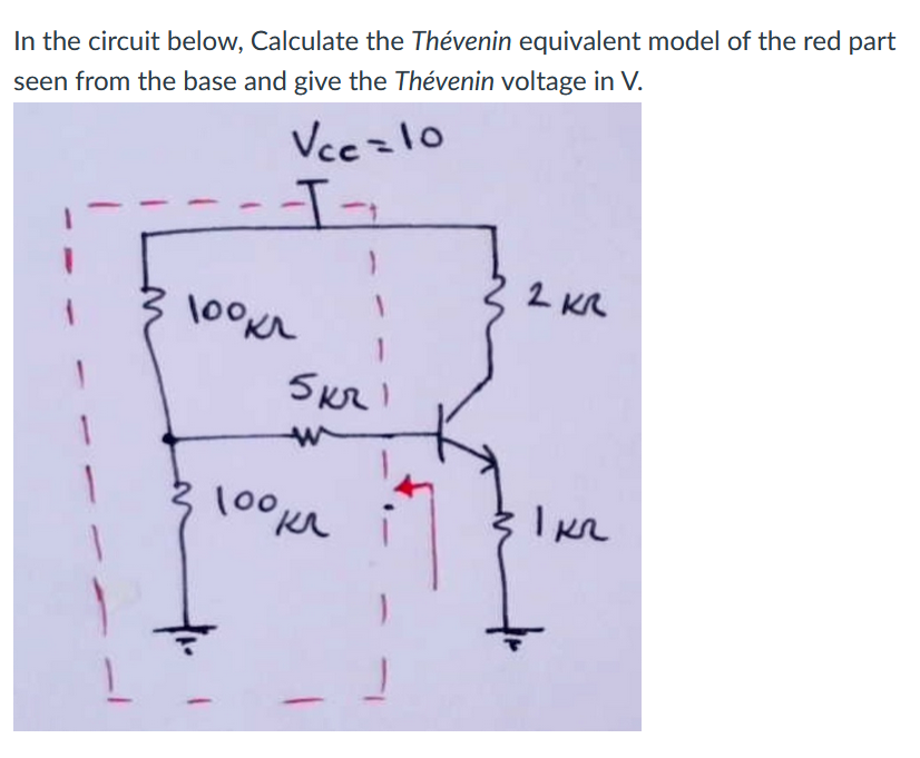 Solved In the circuit below, Calculate the Thévenin | Chegg.com