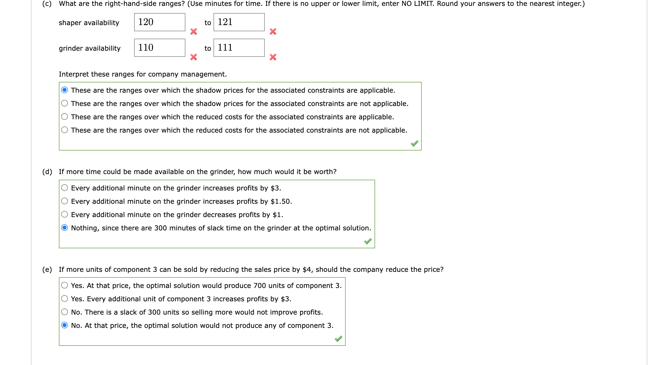 Solved each of the three components are as follows. (a) For | Chegg.com