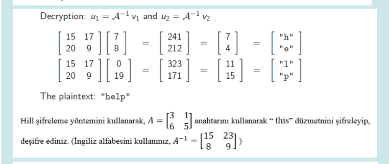 Solved discrete math 1-The Hill encryption method is an | Chegg.com