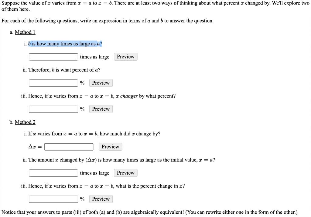 Solved Suppose the value of x varies from I = a to z = b. | Chegg.com