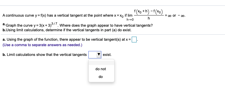 Solved f(xo+h)-f(x0) A continuous curve y = f(x) has a | Chegg.com