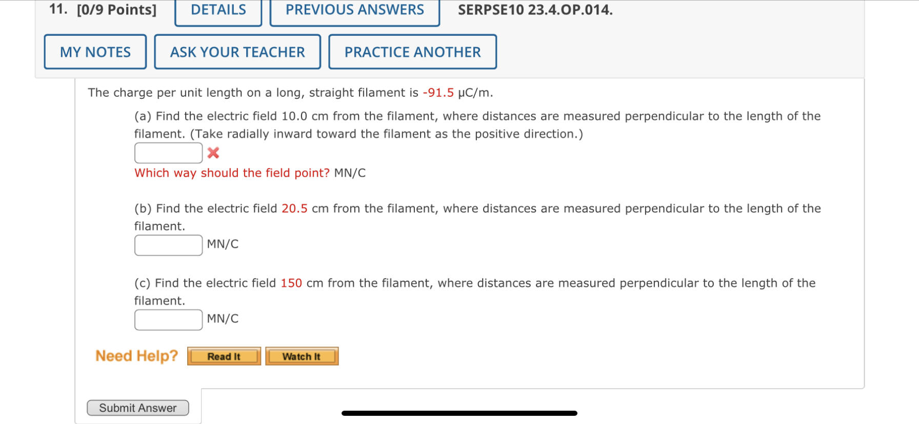 Solved The charge per unit length on a long, straight | Chegg.com