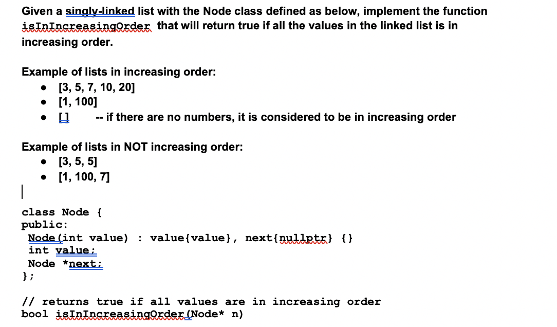 Solved Given a singly-linked list with the Node class | Chegg.com