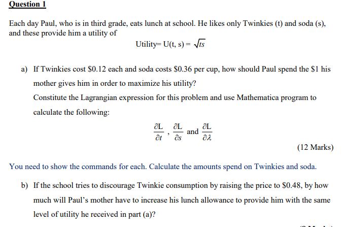 Solved Hibelow Question Is To Be Done On Mathematica I 