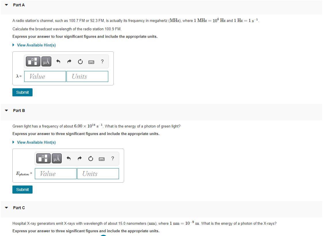 Solved A radio station's channel, such as 100.7FM or 92.3FM, | Chegg.com