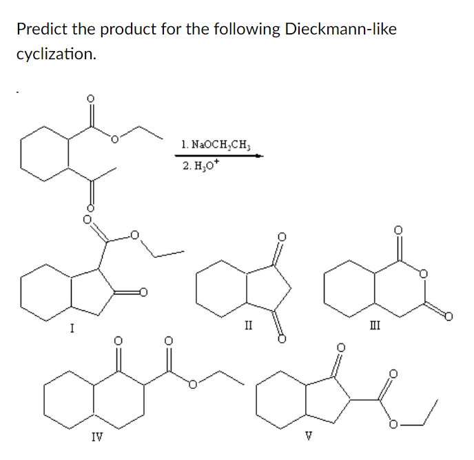 Solved Predict the product for the following Dieckmann-like | Chegg.com