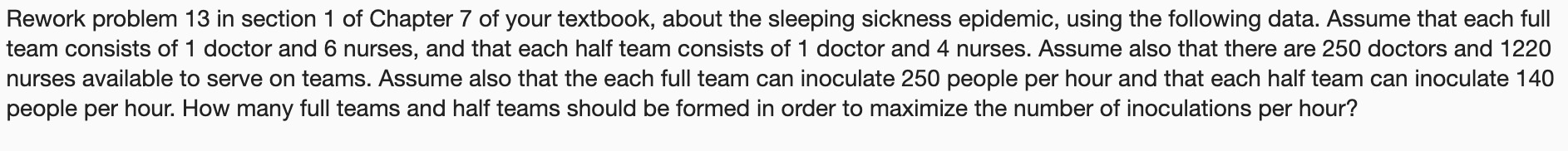 Solved Rework problem 13 in section 1 of Chapter 7 of your | Chegg.com
