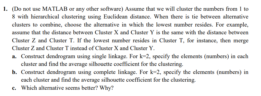 Solved (Do not use MATLAB or any other software) Assume that | Chegg.com