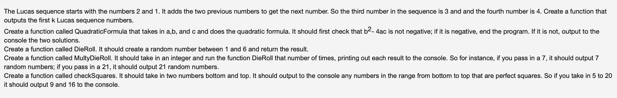 Solved The Lucas sequence starts with the numbers 2 and 1. | Chegg.com