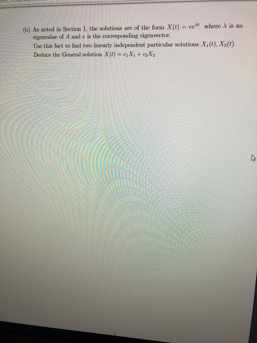 Solved Distinct eigenvalues 2. Consider the system of | Chegg.com