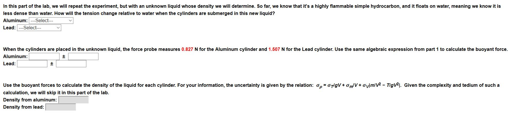 Solved Force probe String Container with liquid Metal | Chegg.com