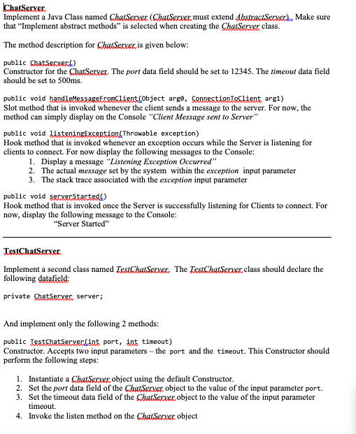 Solved Can I get help with this java assignment, I'm stuck | Chegg.com