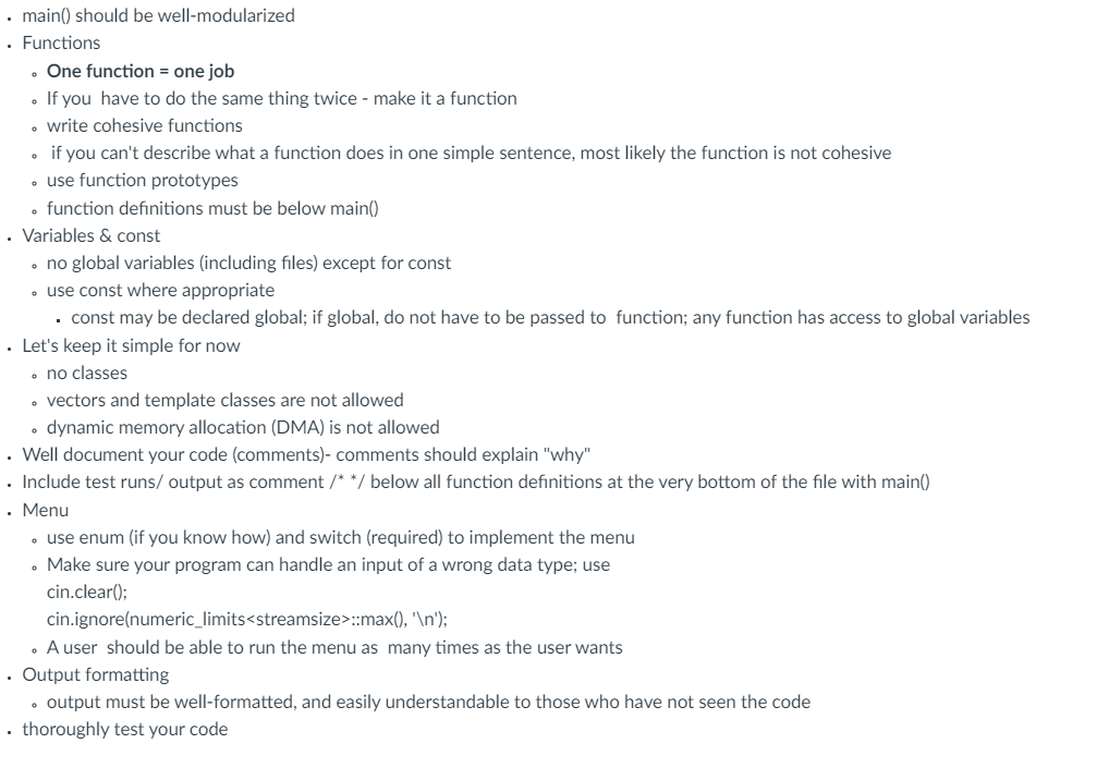 Solved Write A Menu Driven Program With Two Recursive 5370