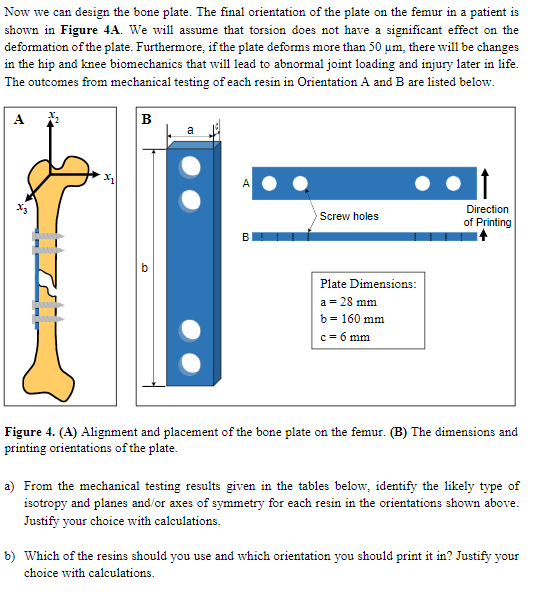 Solved Now we can design the bone plate. The final | Chegg.com