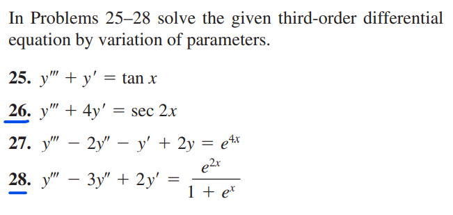 Solved In Problems 19-22 solve each differential equation by | Chegg.com