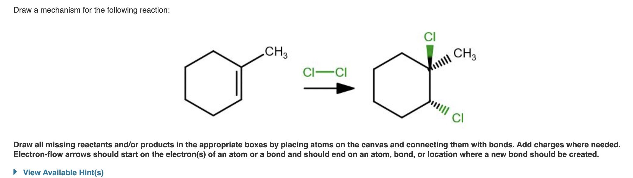 Solved Draw a mechanism for the following reaction: Draw all | Chegg.com