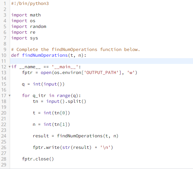 Solved HHackerRank Time Complexity Iteration (While loops) | Chegg.com