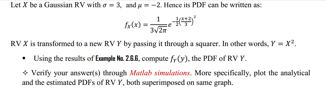 Let X be a Gaussian RV with o = 3, and u = -2. Hence | Chegg.com